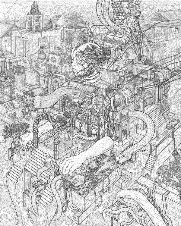 DMT VISION - Visionary Art form the DMT worlds